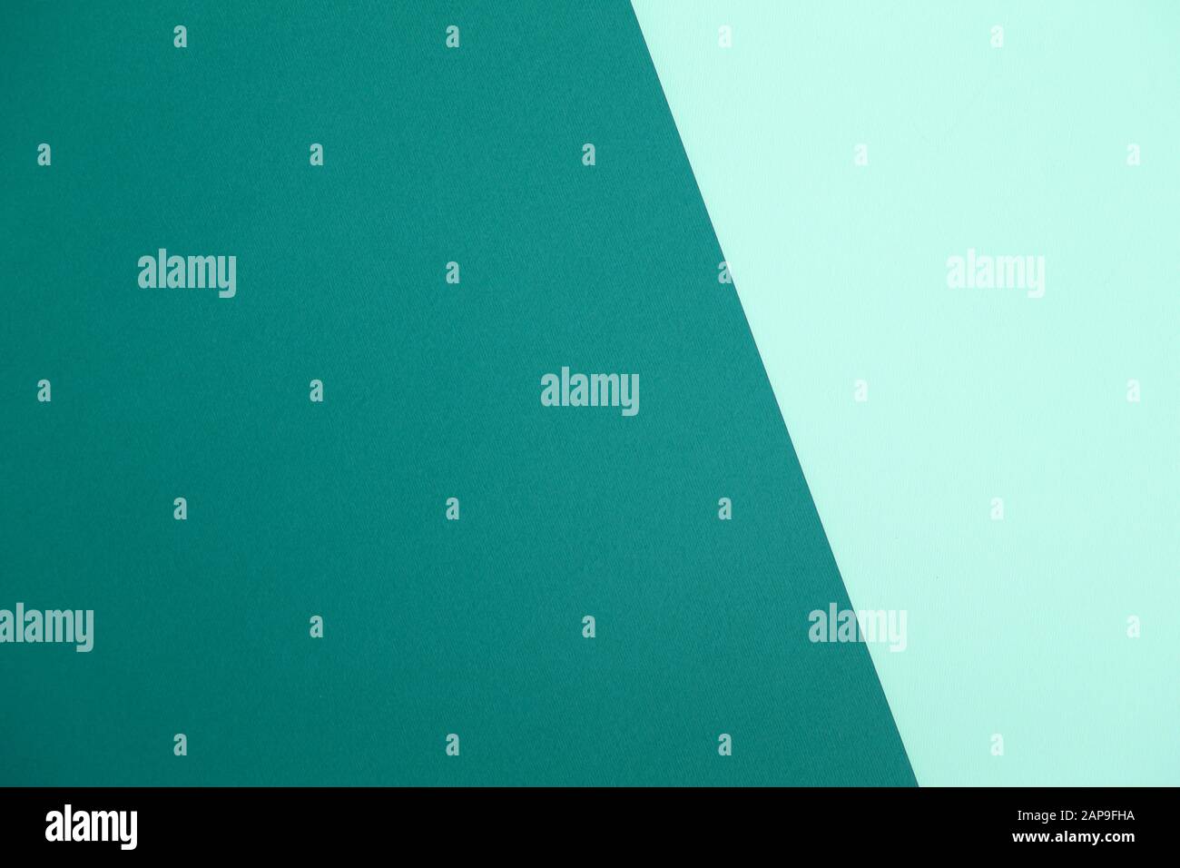 Beautiful background of two colors, dark and light green shades paper ...