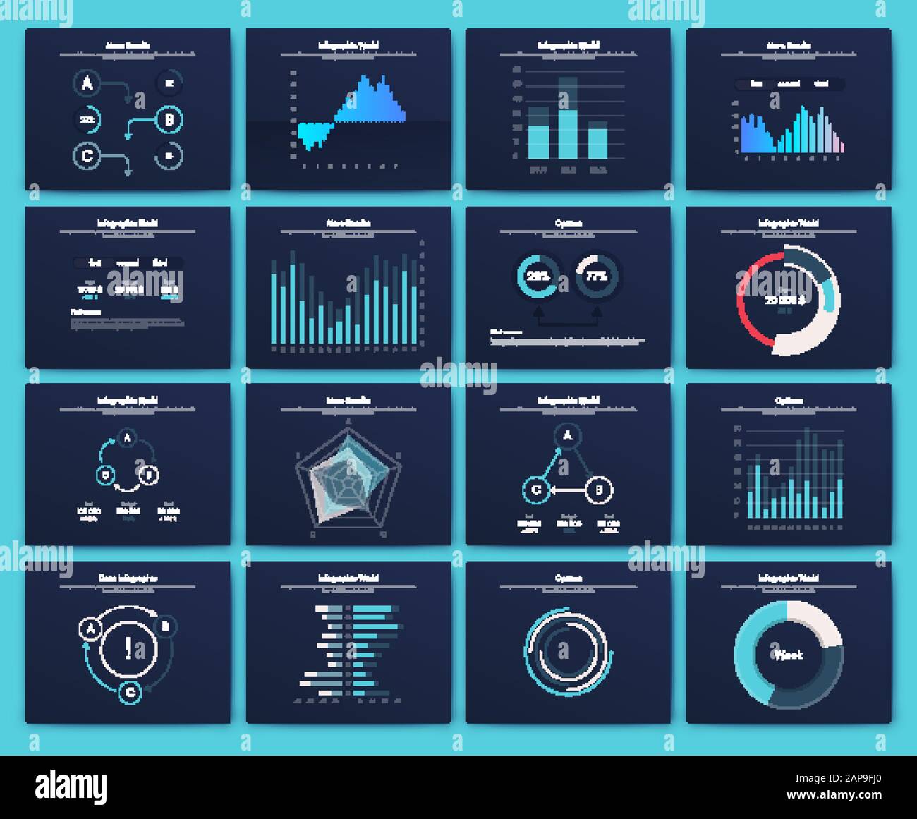 Big set of infographics elements. EPS10. Infographic for brochure, web ...