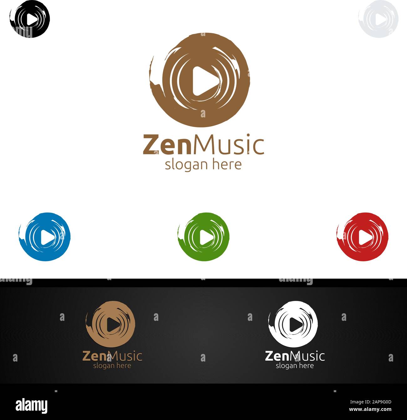 Zen multimedia Stock Vector Images - Alamy