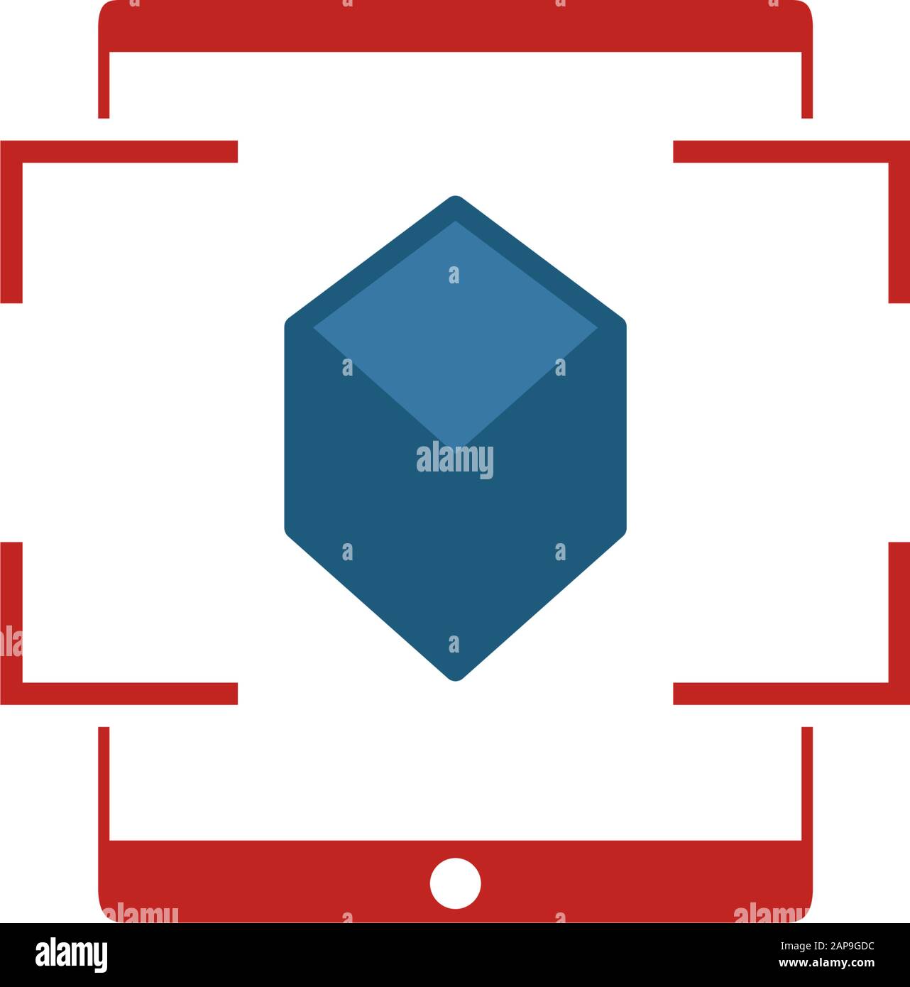 Augmented Reality Tablet Icon Flat Creative Element From Visual Device Icons Collection