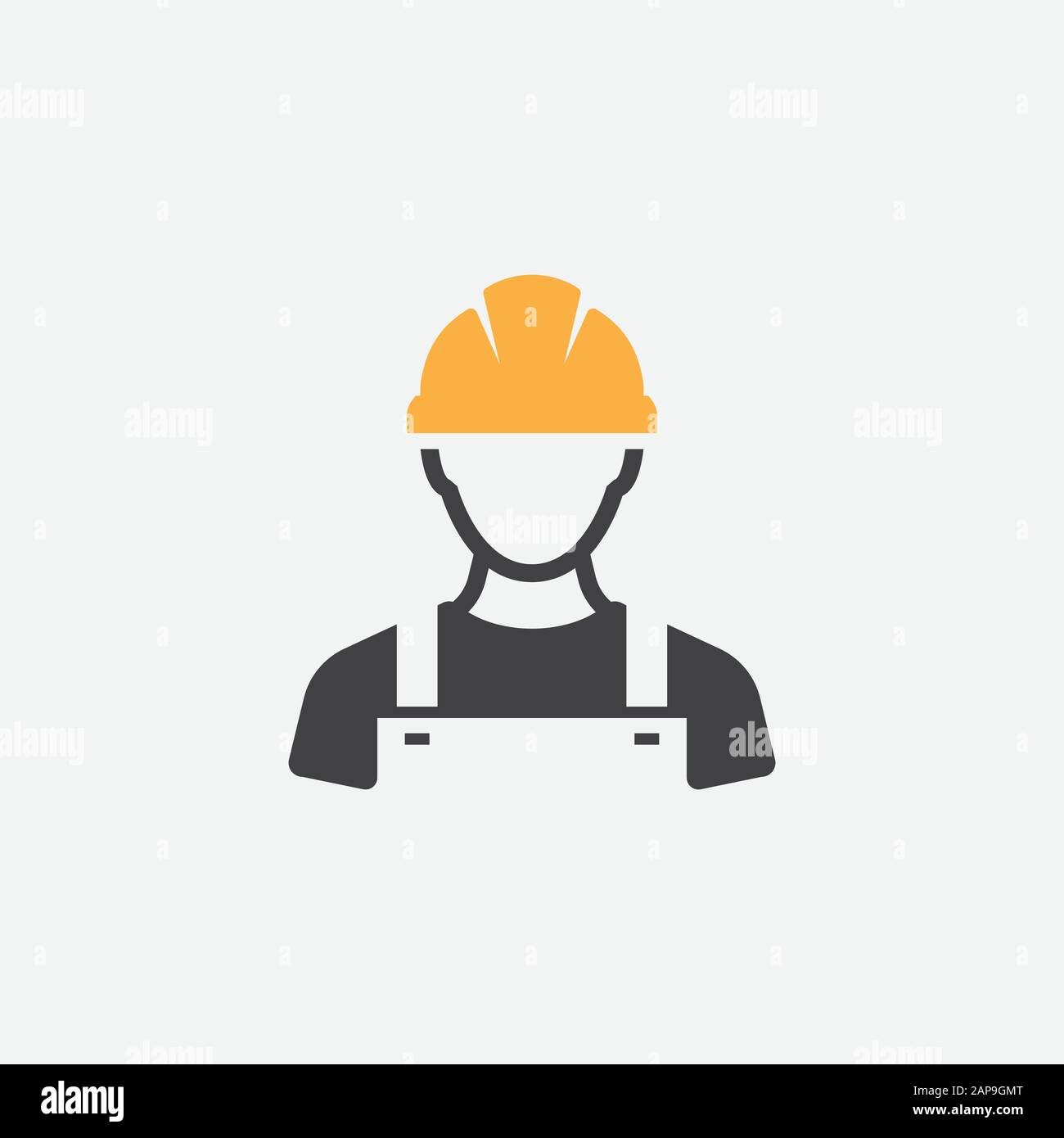 Construction Worker Icon Vector