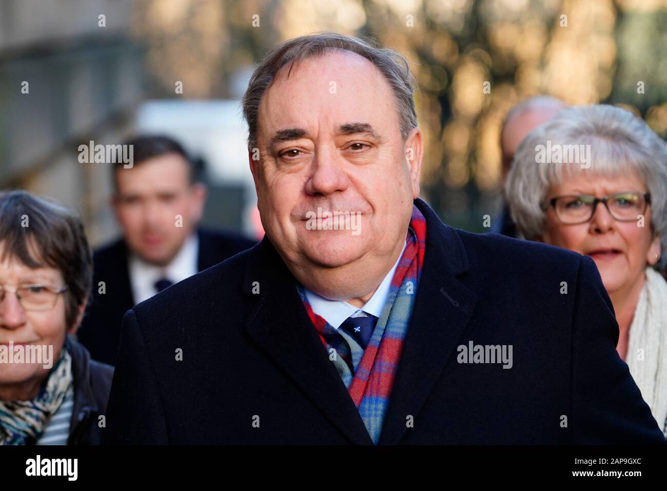 Edinburgh, Scotland, UK. 22 January, 2020. Alex Salmond attends court ...