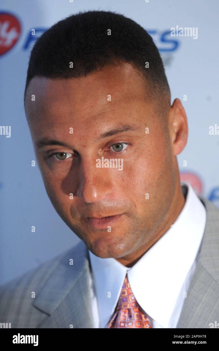 NEW YORK - JULY 22: Baseball Player Derek Jeter attends the opening of ...