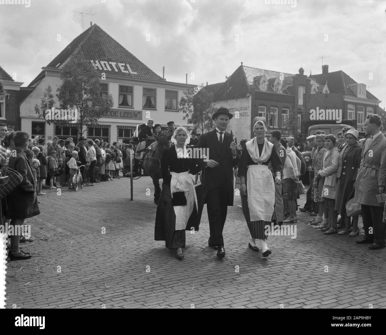 Cattle market day in Black and White Stock Photos & Images - Alamy