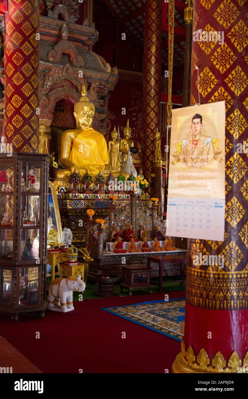Thailand temple interior chiang mai thailand thai asia asians as hi-res ...