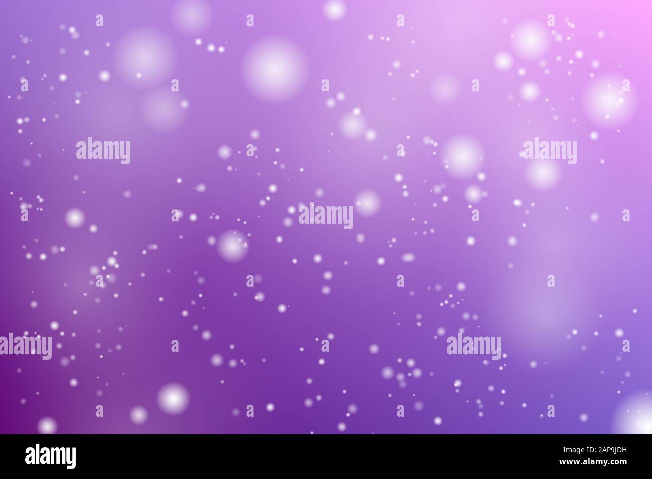Abstract purple background with glowing particles. Vector illustration ...