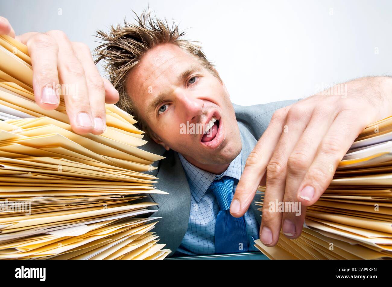 Office paperwork pile funny hi-res stock photography and images - Alamy