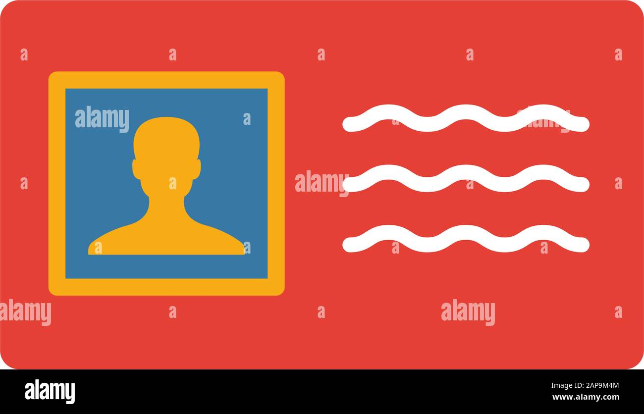 License To Work icon. Flat creative element from business ethics icons ...