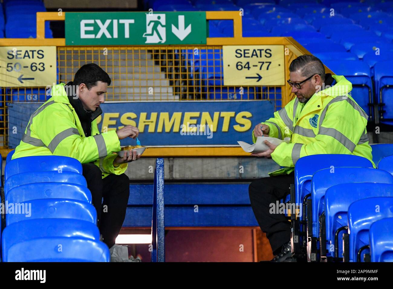 21st January 2020, Goodison Park, Liverpool, England; Premier League ...