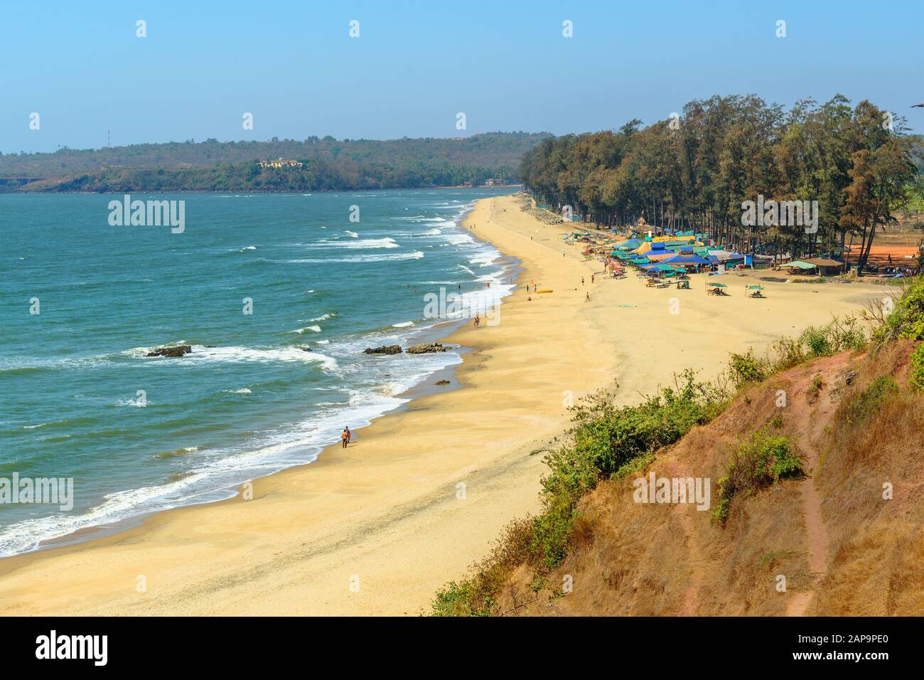 View of Keri or Querim beach in north Goa. India Stock Photo - Alamy