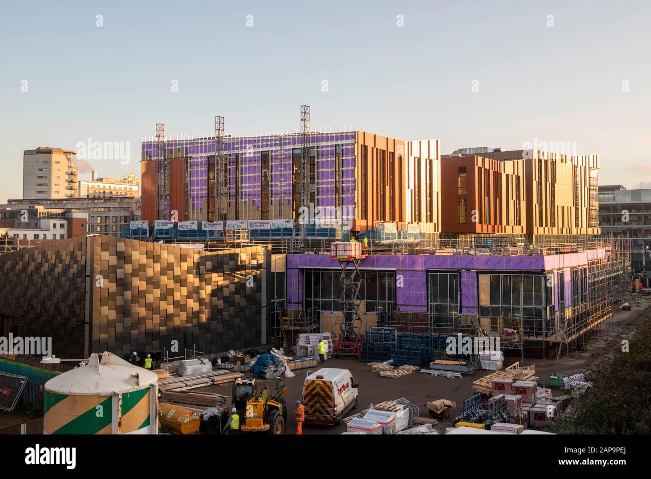 Construction of the new Nottingham College Hub in Nottingham City South ...