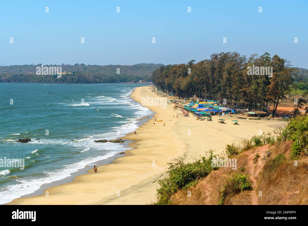 View of Keri or Querim beach in north Goa. India Stock Photo - Alamy