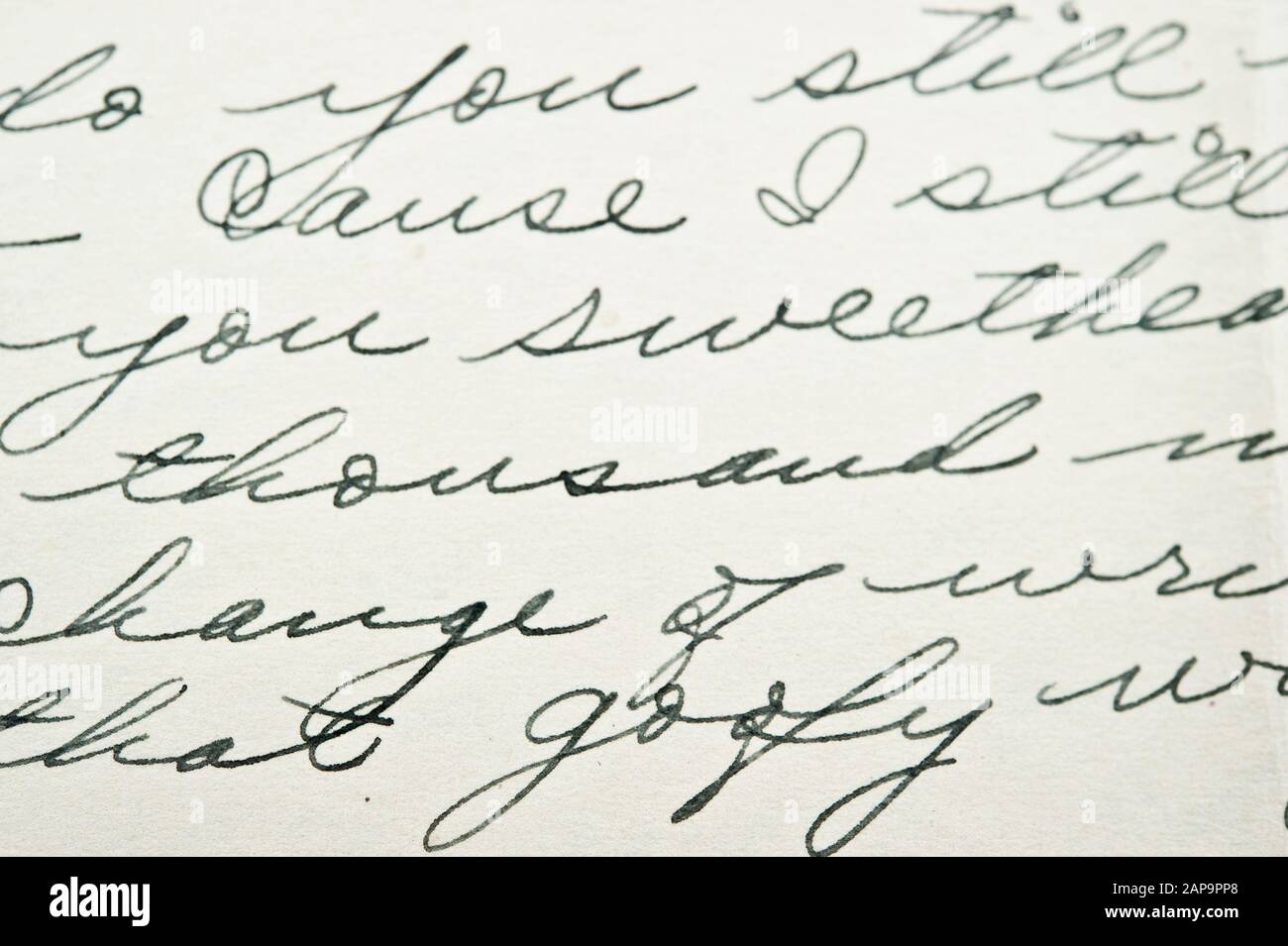 Writing letter handwritten handwriting hi-res stock photography and ...