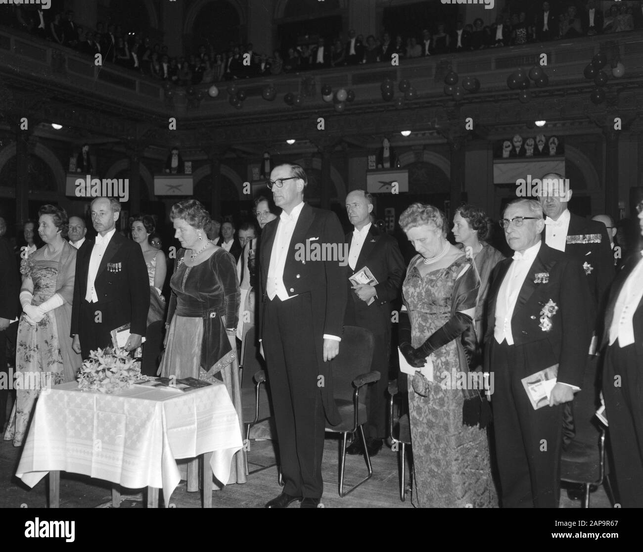 Visit Queen Juliana to gala evening Europe and the Book in the ...