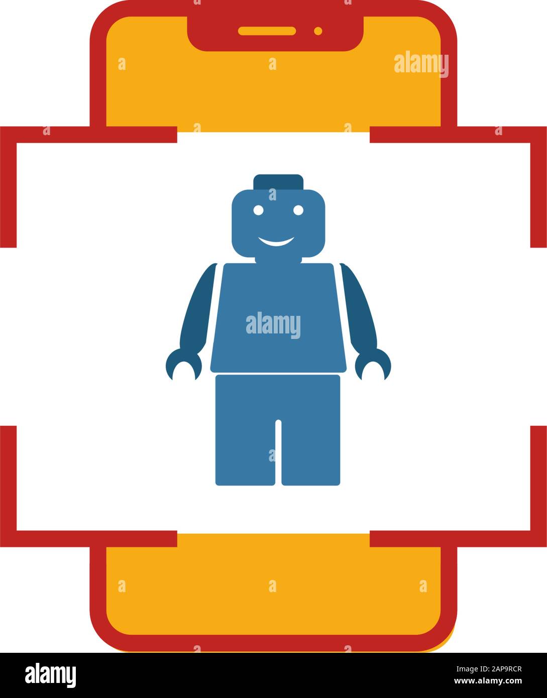 Augmented Reality Game Icon Flat Creative Element From Visual Device Icons Collection Colored