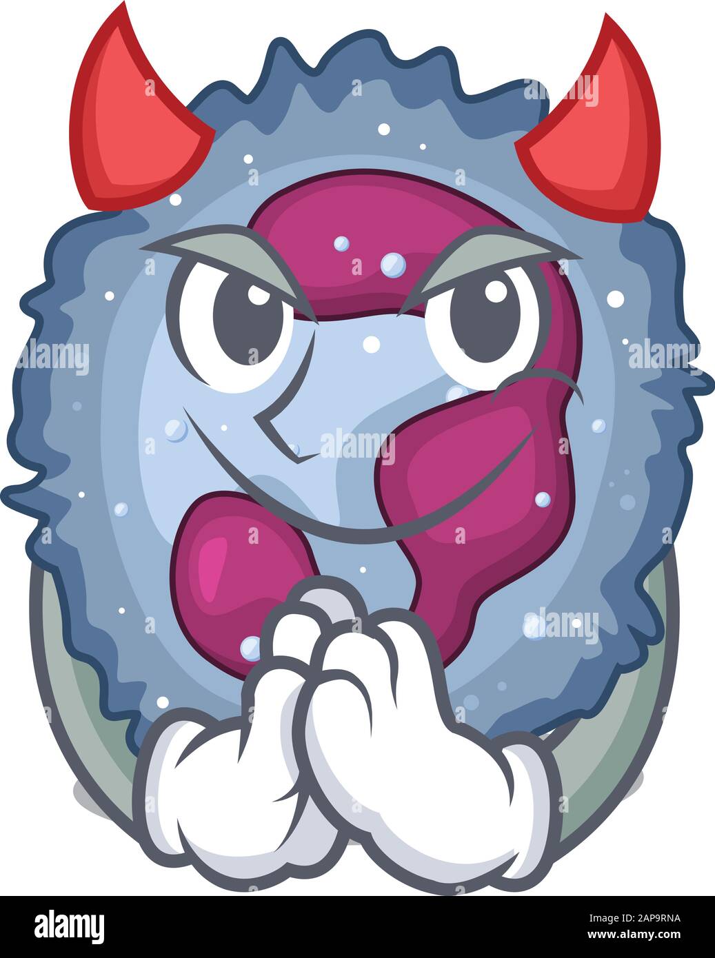 Devil neutrophil cell Cartoon in character design Stock Vector Image ...