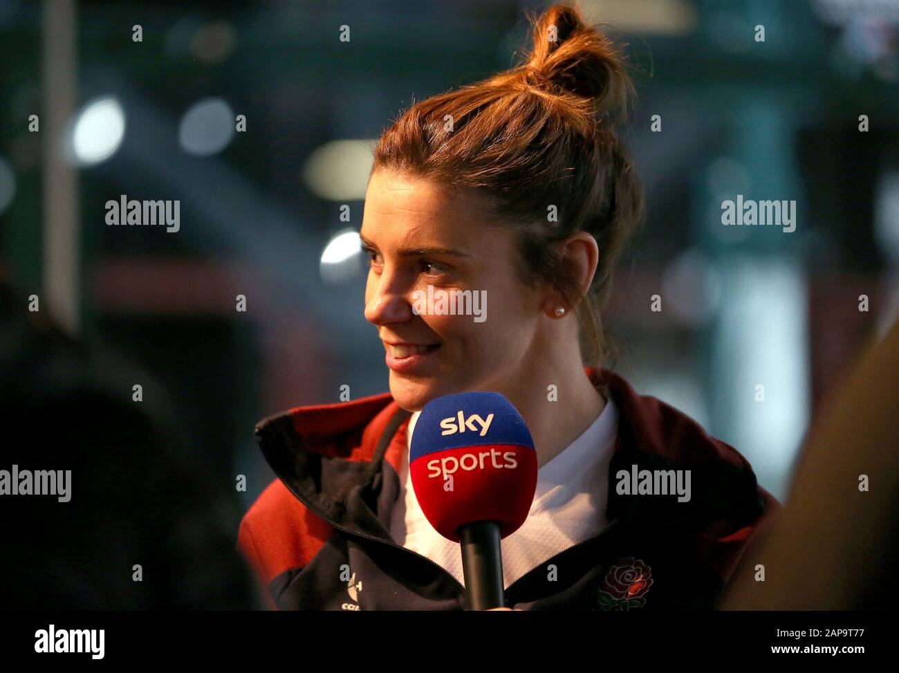 England's Sarah Hunter during the Guinness Six Nations launch at ...