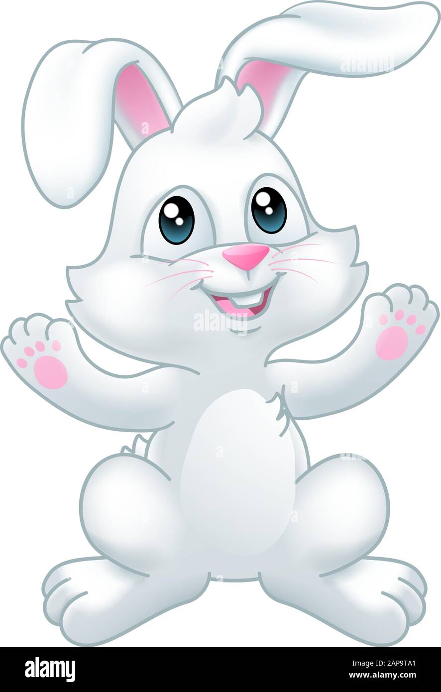Easter Bunny Rabbit Cartoon Stock Vector Image & Art - Alamy