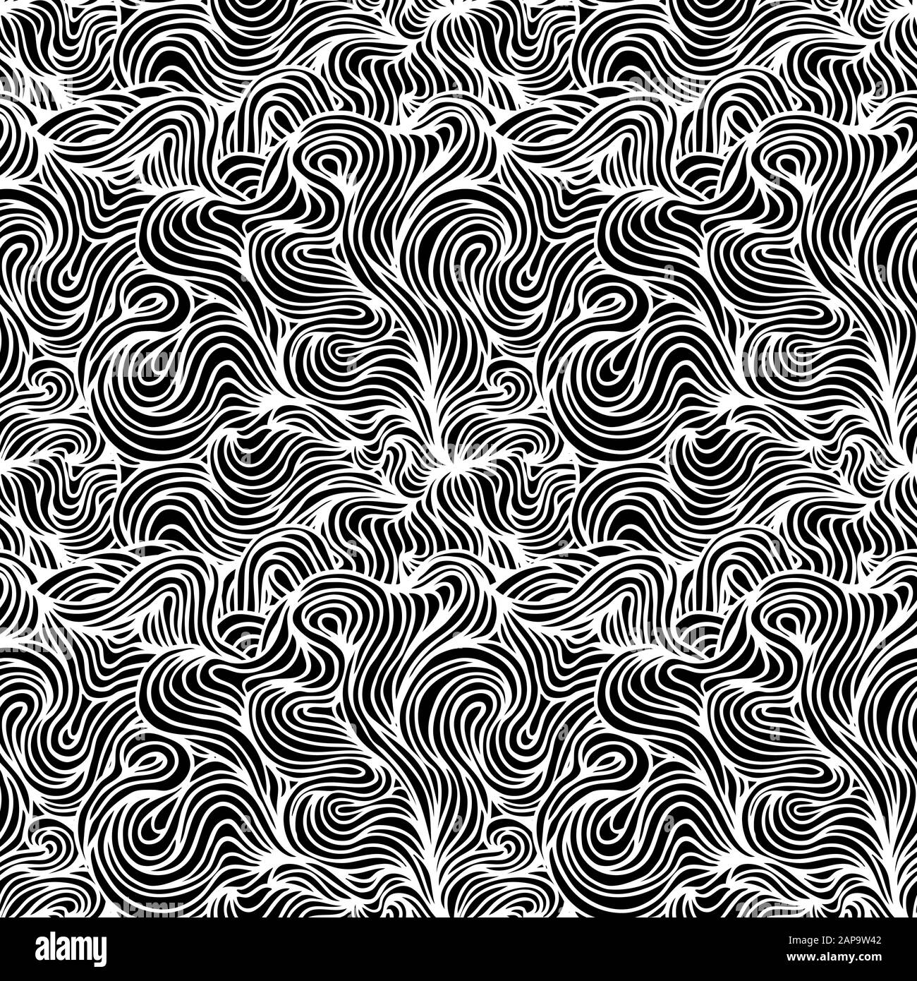 Seamless background with wave pattern, vector illustration Stock Vector ...