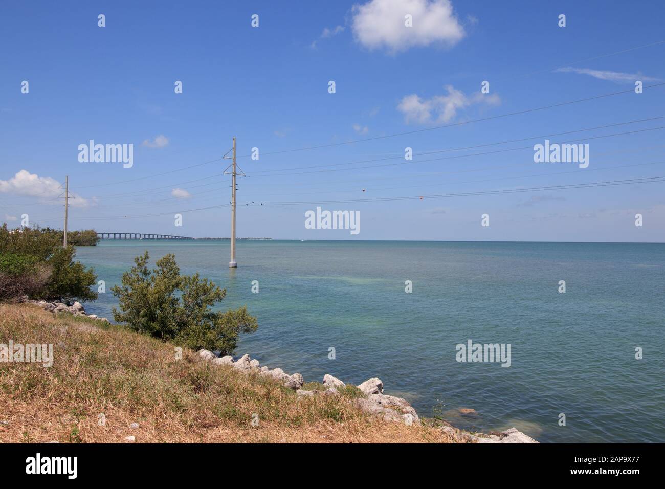 keys island florida, seven miles bridge Stock Photo - Alamy