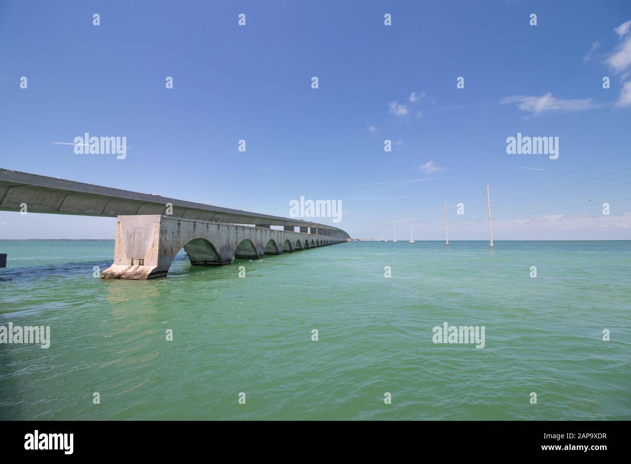 keys island florida, seven miles bridge Stock Photo - Alamy