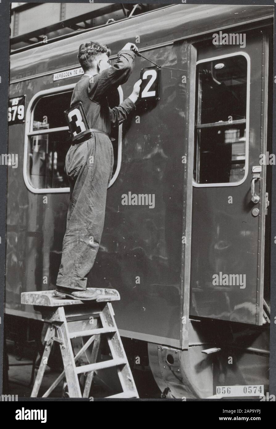 Third class car becomes second-class car. Date: 7 May 1956 Location ...