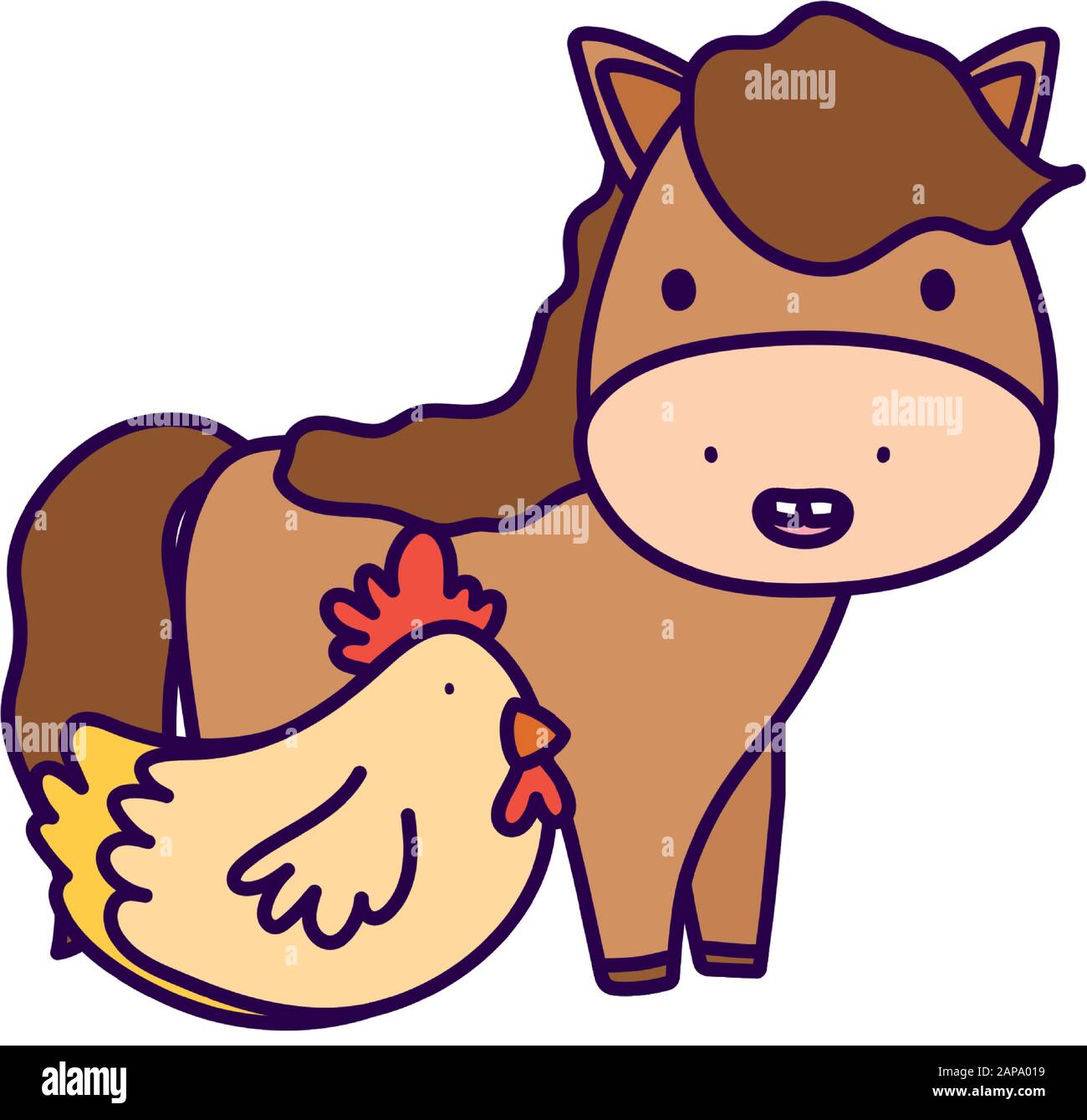 Hen Cartoon High Resolution Stock Photography and Images - Alamy