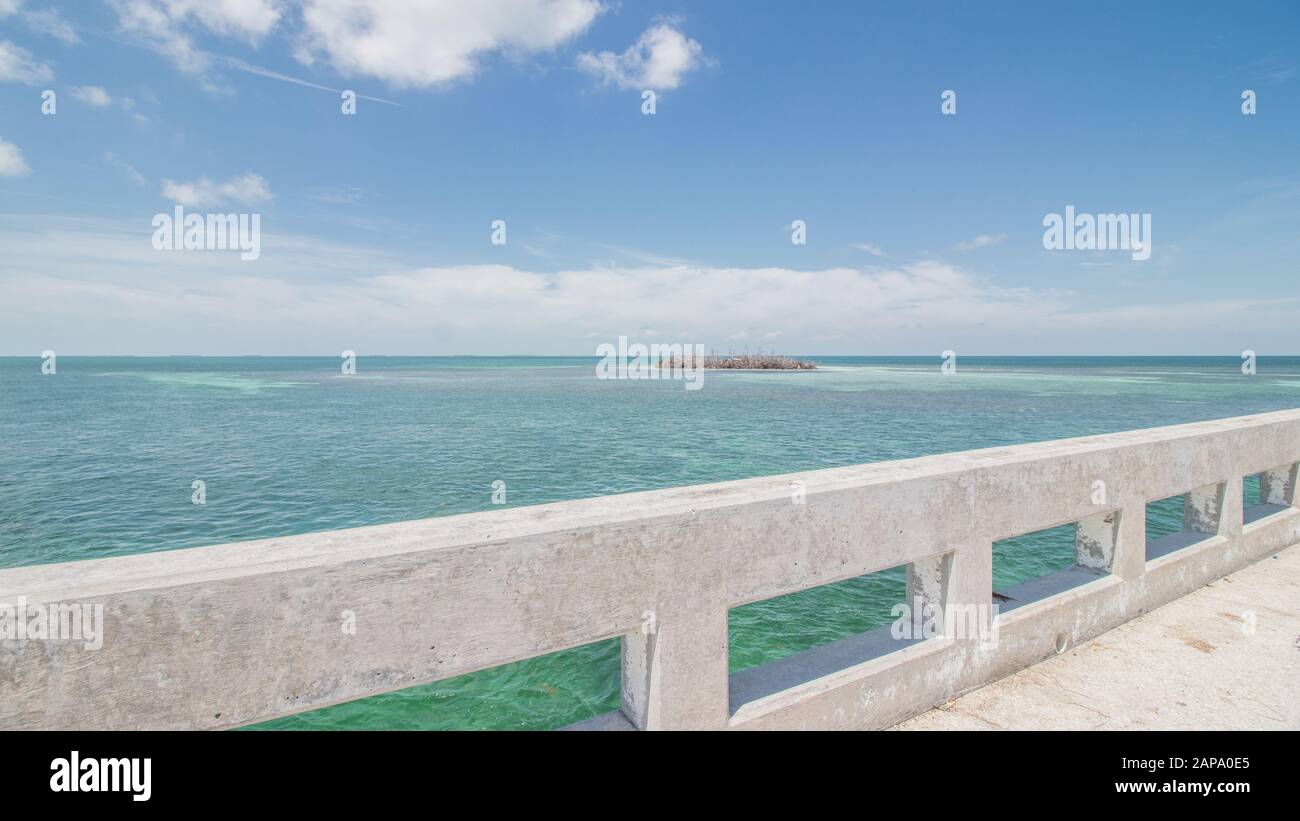 keys island florida, seven miles bridge Stock Photo - Alamy
