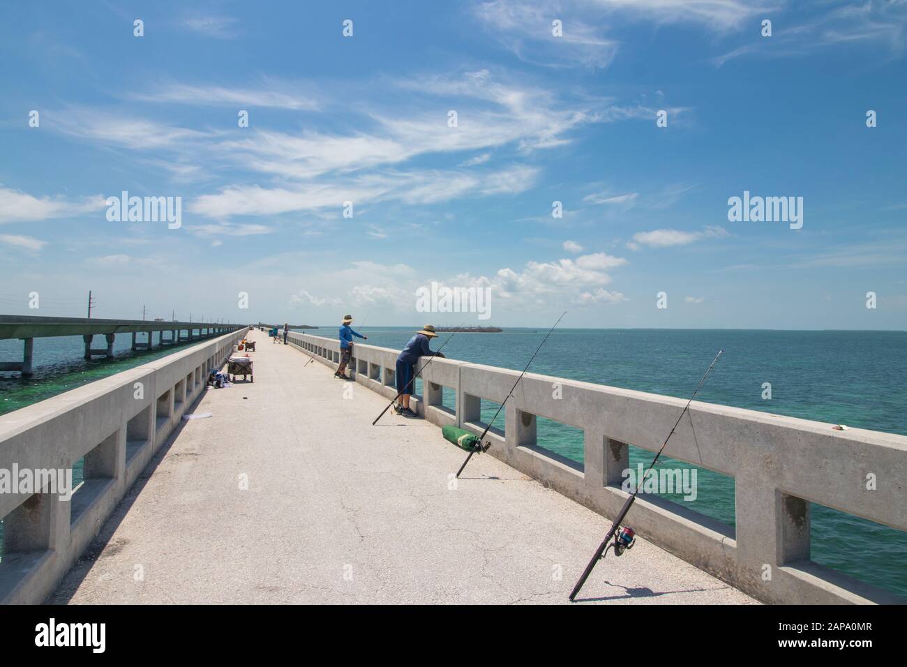 keys island florida, seven miles bridge Stock Photo - Alamy