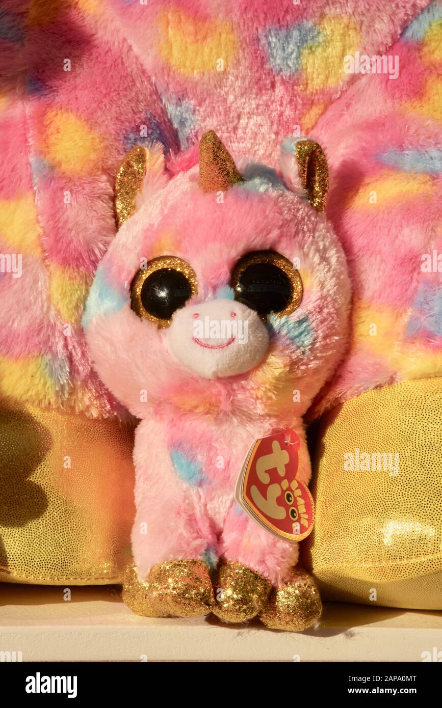 Beanie Boos. TY Stand, Toy Fair, Olympia, London. UK Stock Photo - Alamy