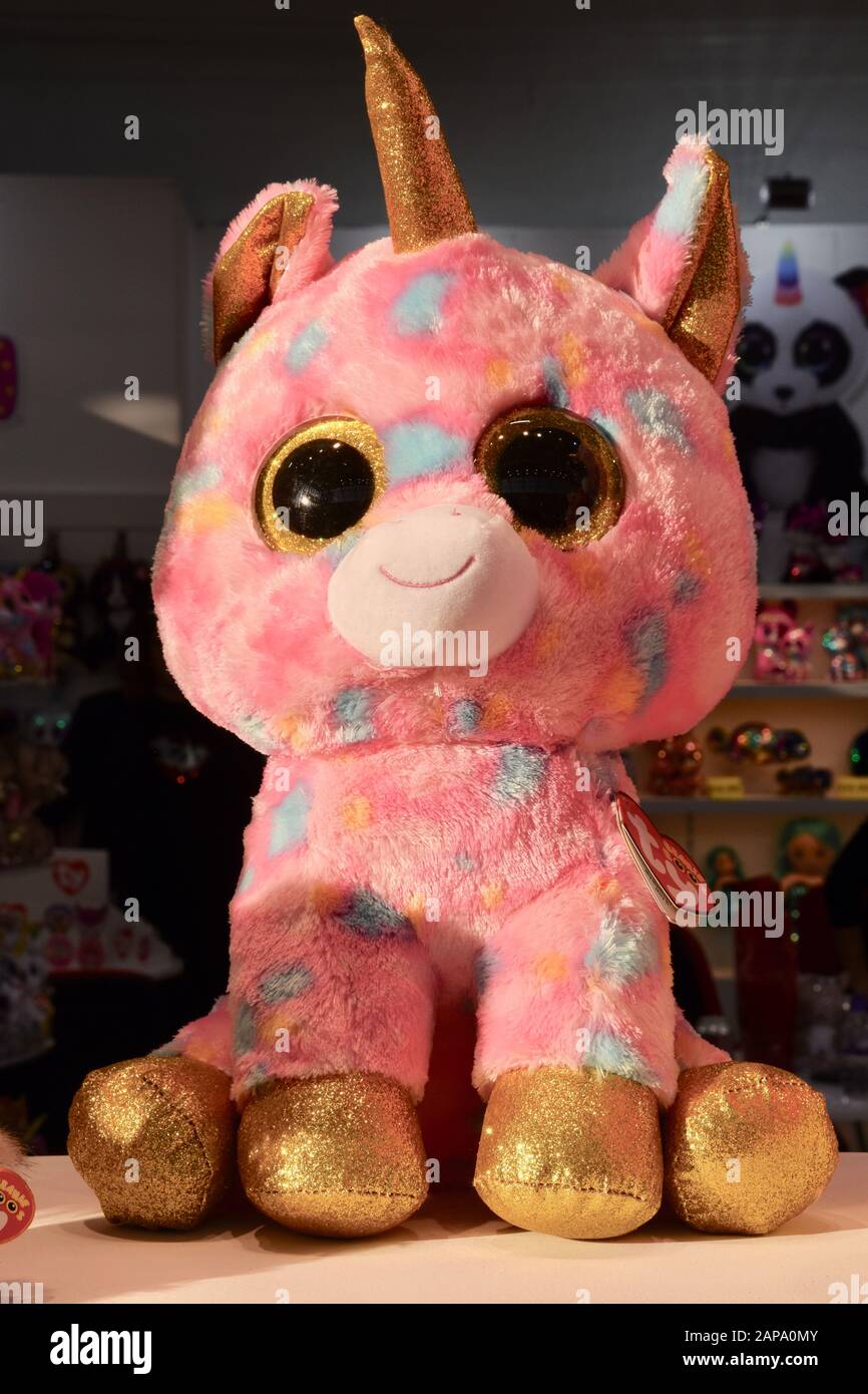 Beanie Boos. TY Stand, Toy Fair, Olympia, London. UK Stock Photo - Alamy