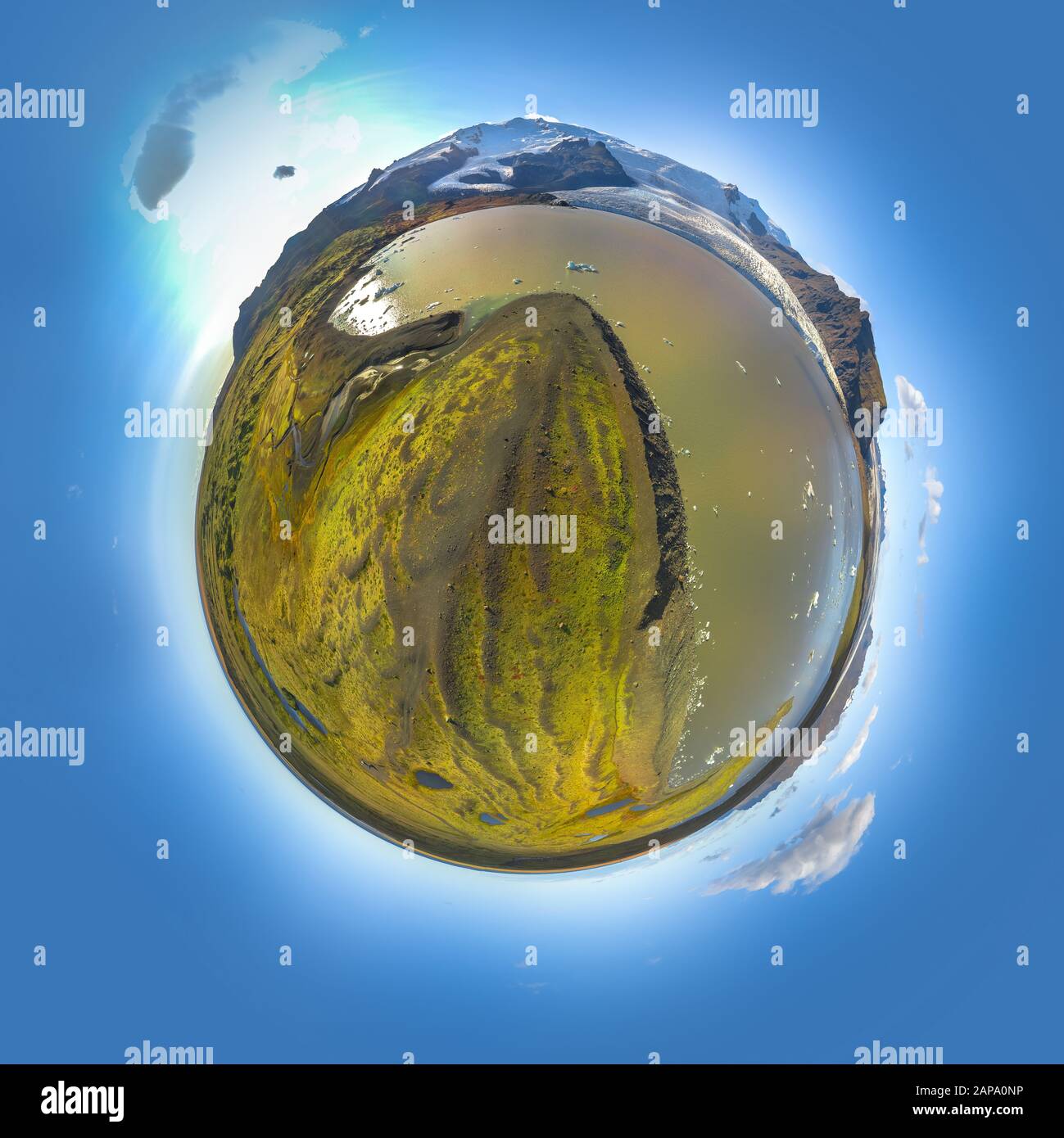 Planet earth birds eye view hi-res stock photography and images - Alamy