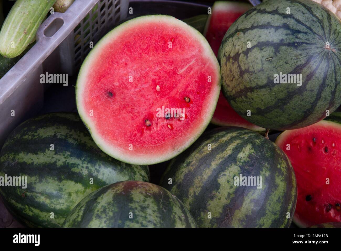 watermelon fruit Thailand Stock Photo - Alamy