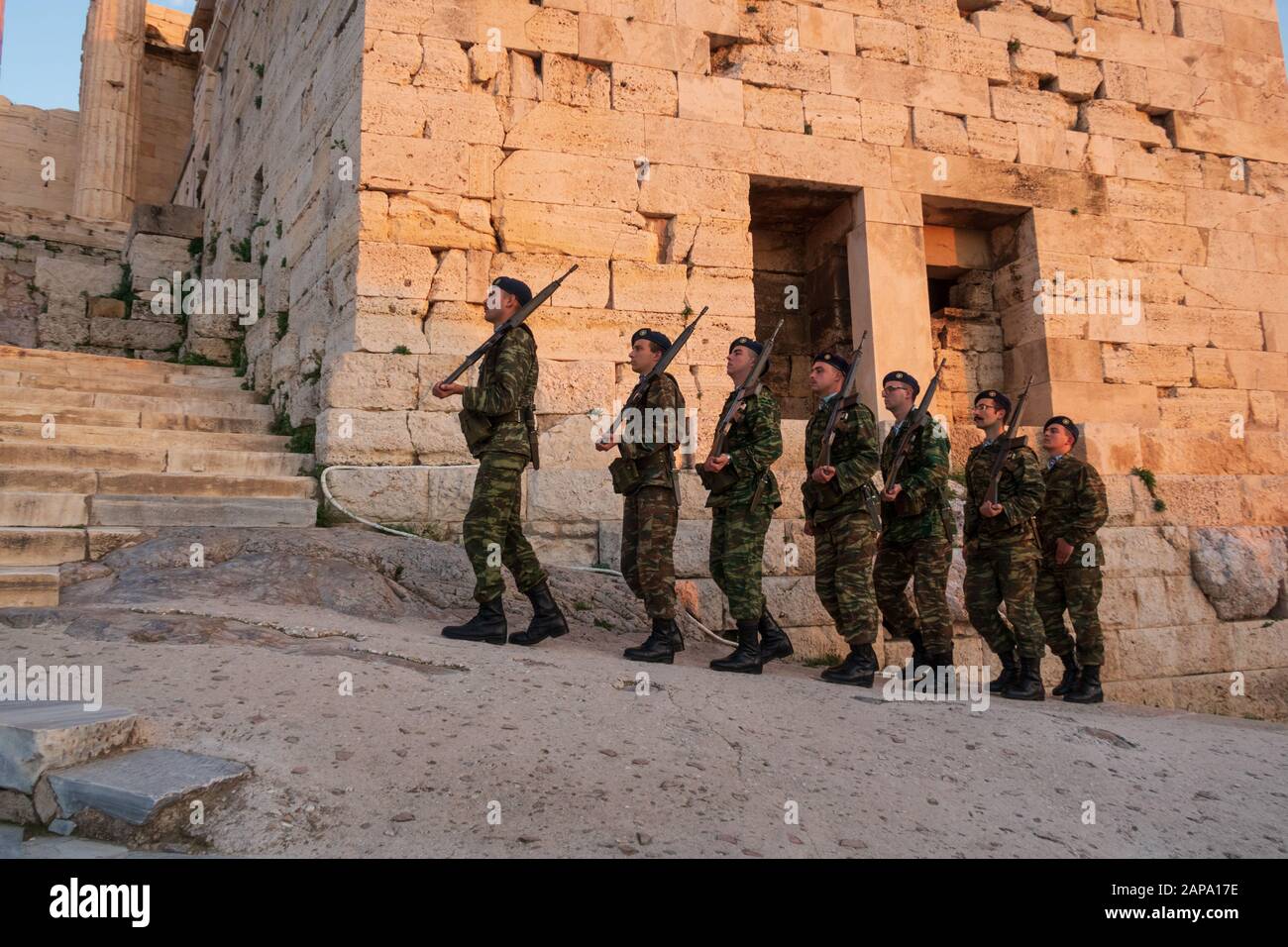 Ancient greek warrior reenactment hi-res stock photography and images ...