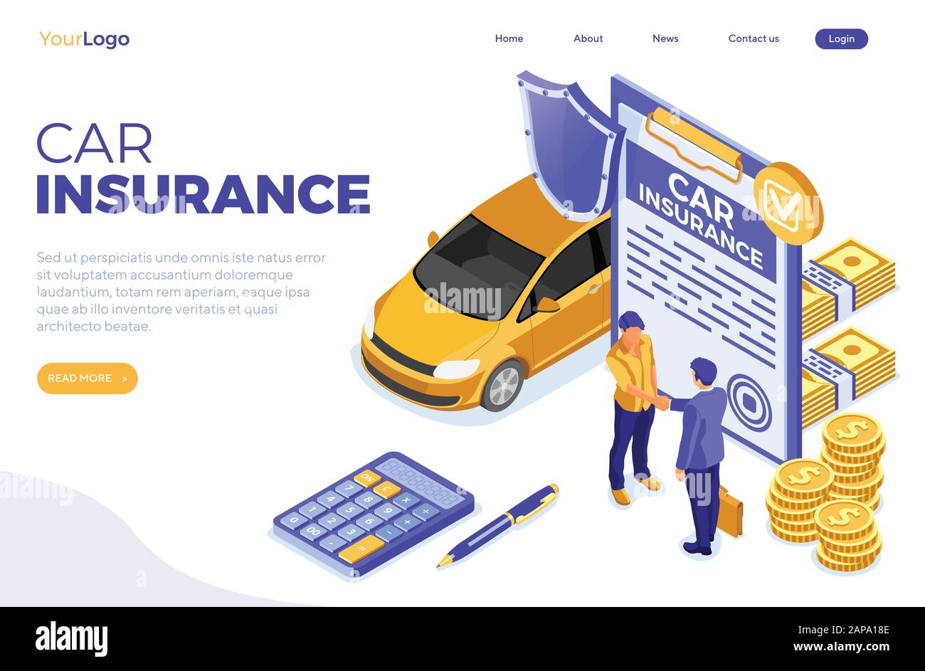 Insurance marketing Stock Vector Images - Alamy