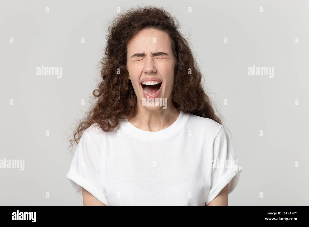 Strong emotion hi-res stock photography and images - Alamy