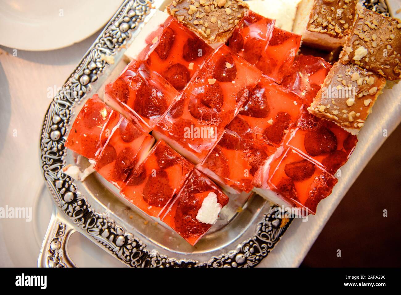 Trays of sweets hi-res stock photography and images - Alamy