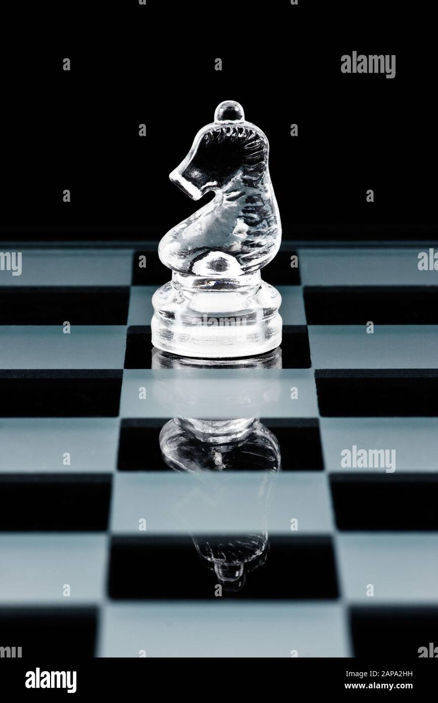 Glass Chess Piece High Resolution Stock Photography and Images - Alamy