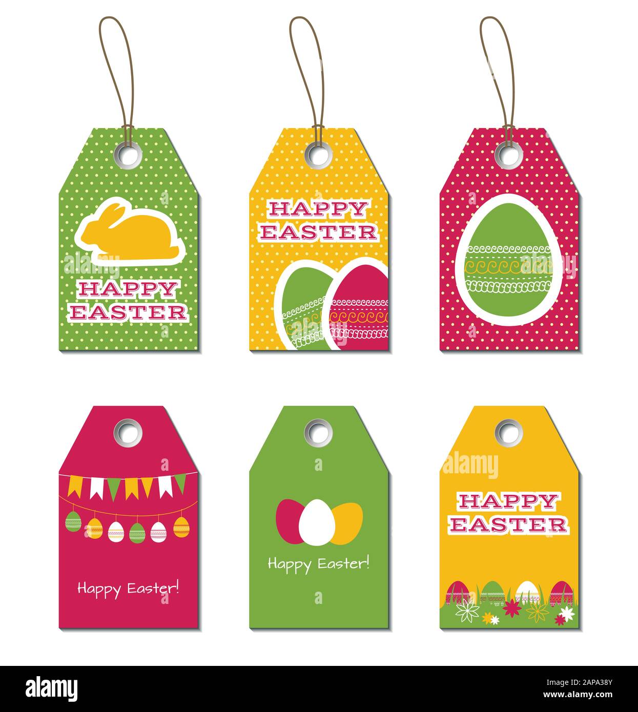Easter pattern vector Cut Out Stock Images & Pictures - Alamy