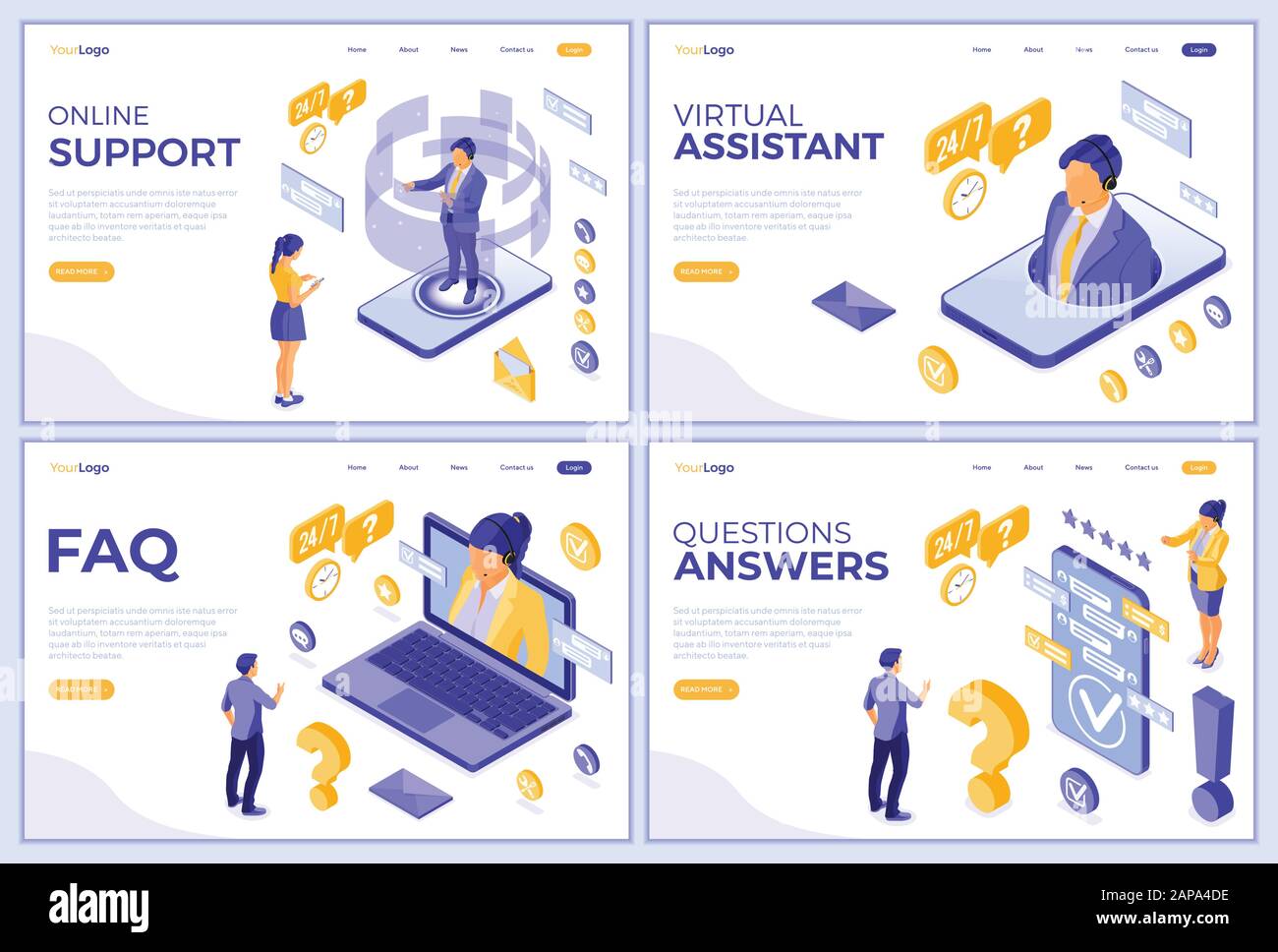 Landing support Stock Vector Images - Alamy