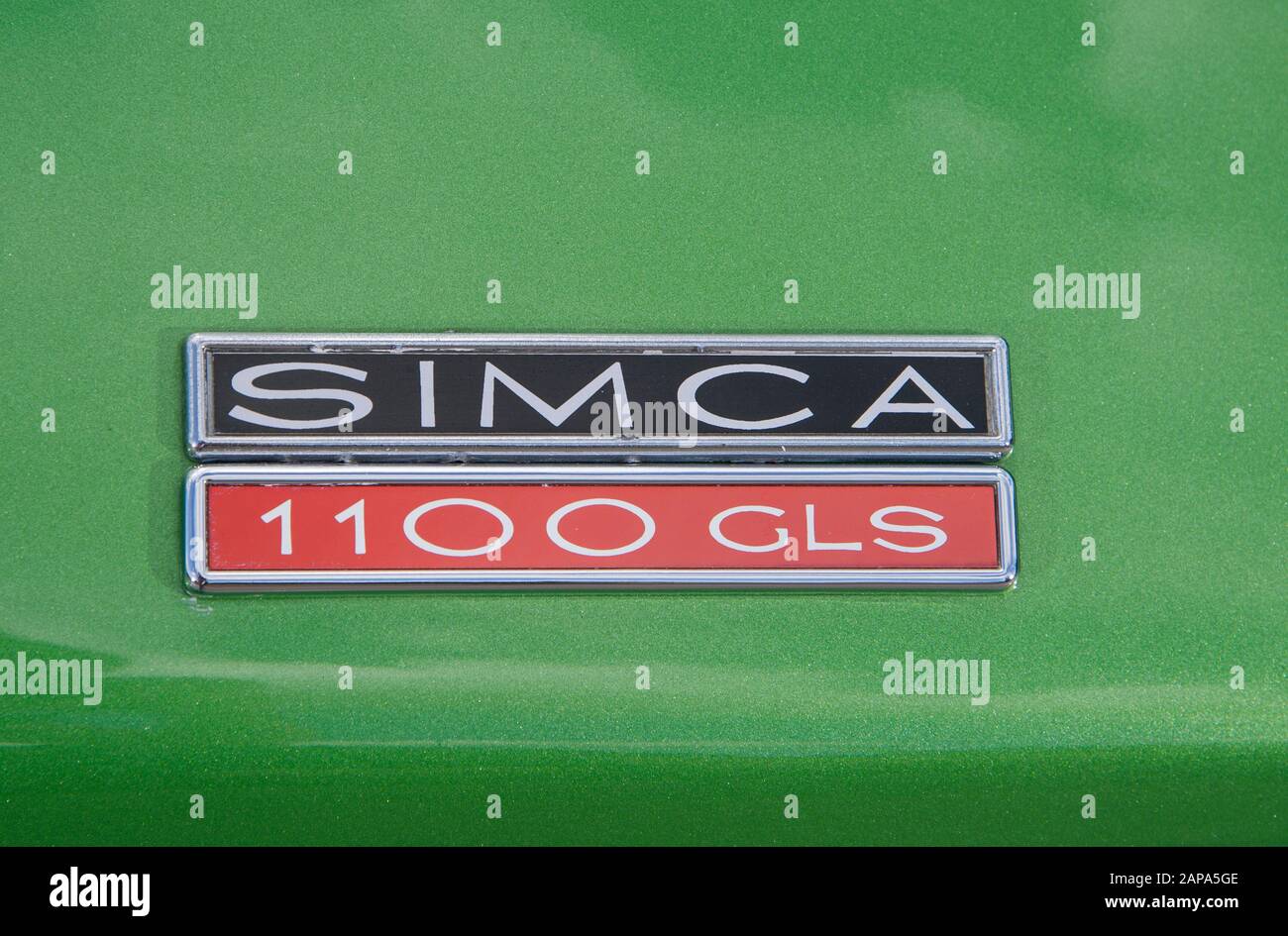 1979 Simca 1100 French classic saloon car Stock Photo - Alamy