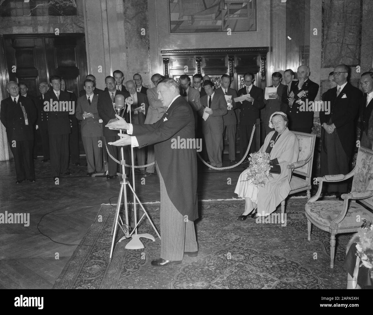 Visit President Coty to Rotterdam, reception City Hall Date: 23 July ...