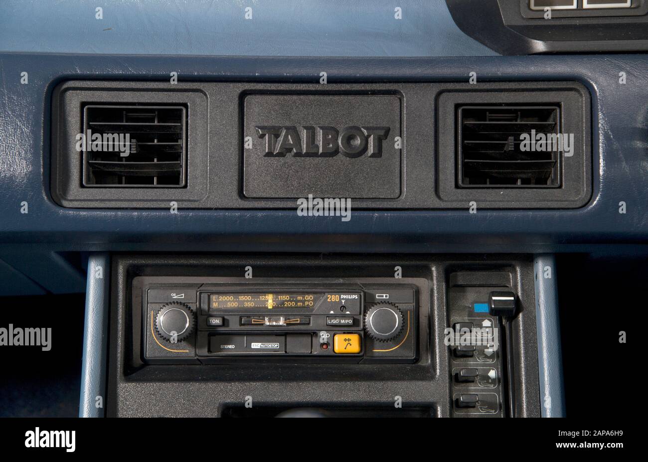 1981 Talbot Tagora classic saloon car, the last car introduced by the ...