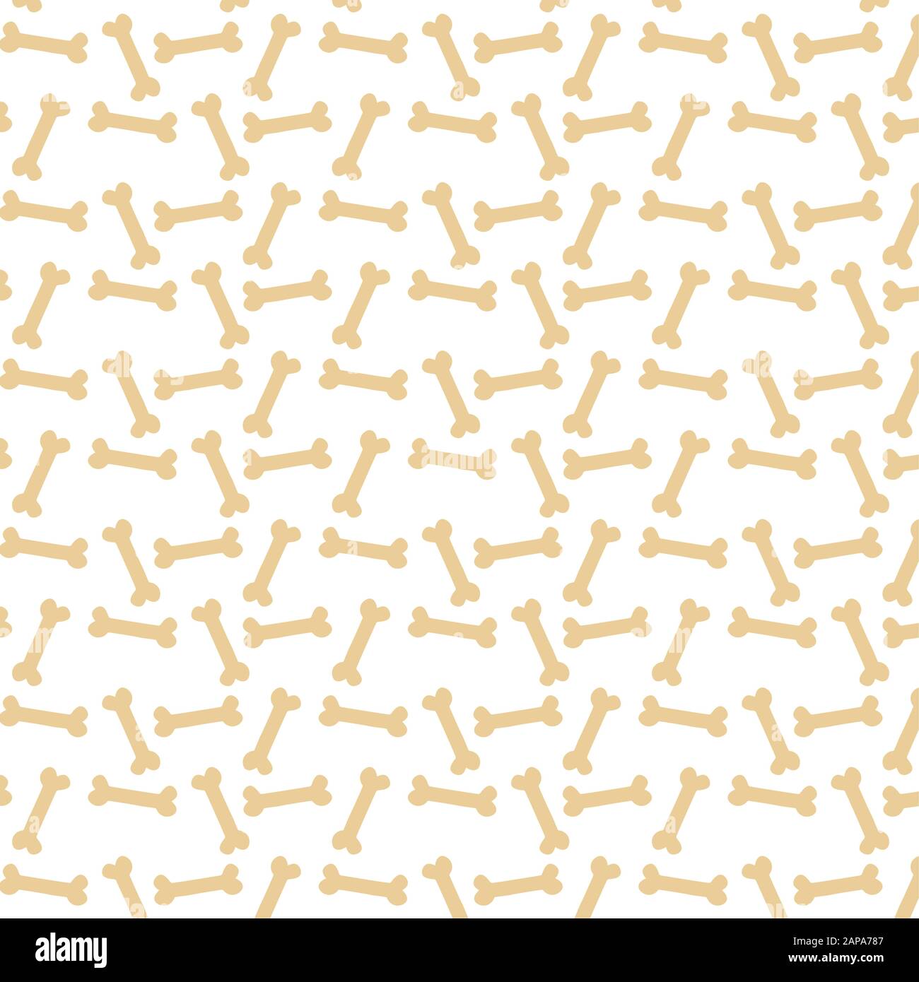 animal bones toy pet pattern textile decoration vector illustration ...