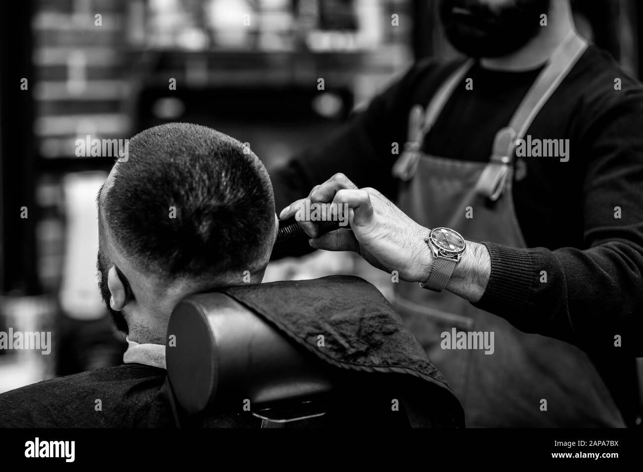 The Barber Shop Stock Photo - Alamy