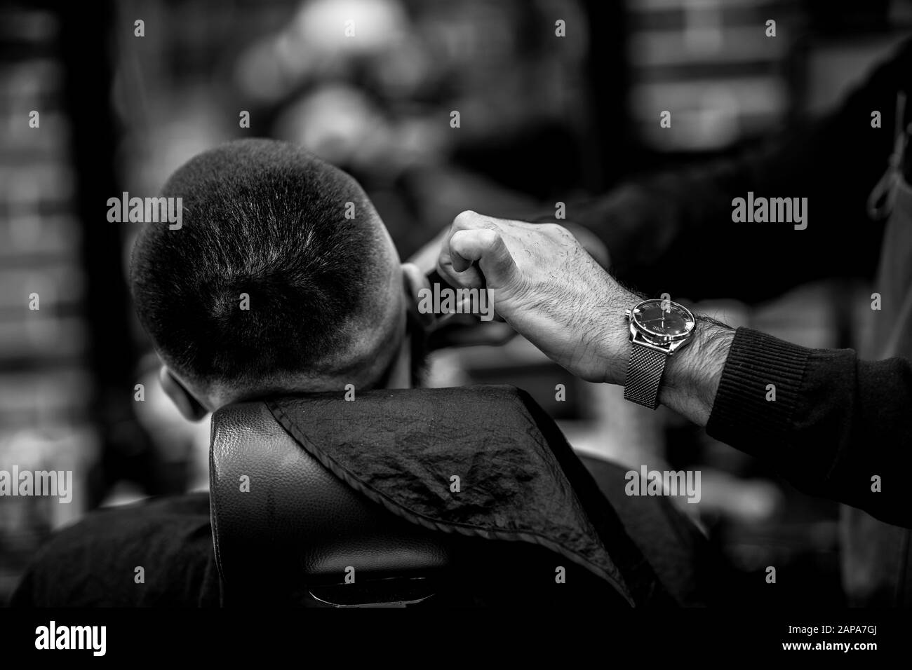 The Barber Shop Stock Photo - Alamy