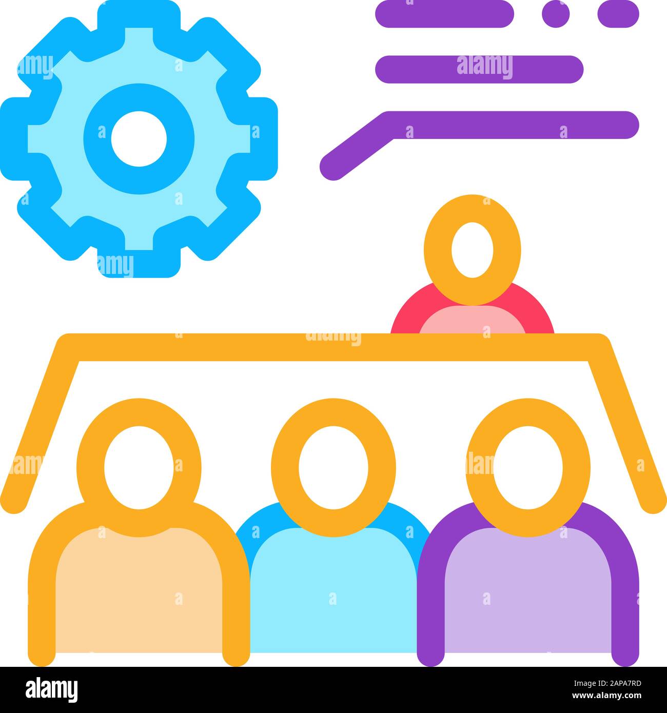 Conference room line drawing hi-res stock photography and images - Alamy