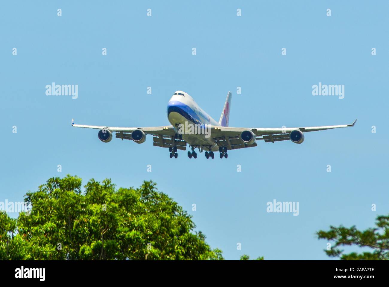 Singapore - Mar 27, 2019. B-18719 China Airlines Cargo Boeing 747-400F ...