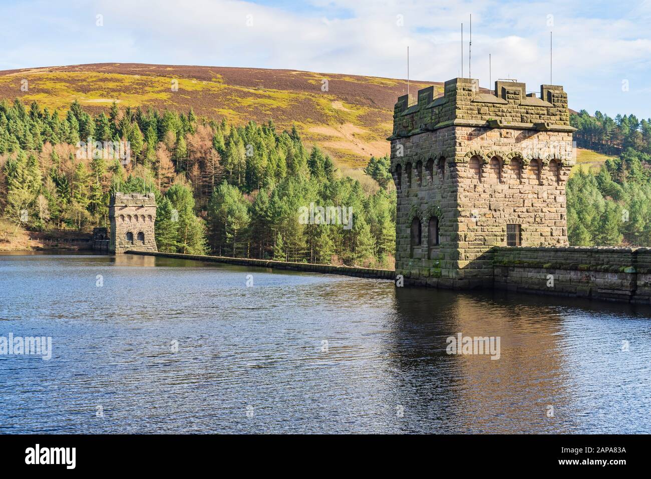 Derwent Reservoir Derbyshire England Uk High Resolution Stock ...