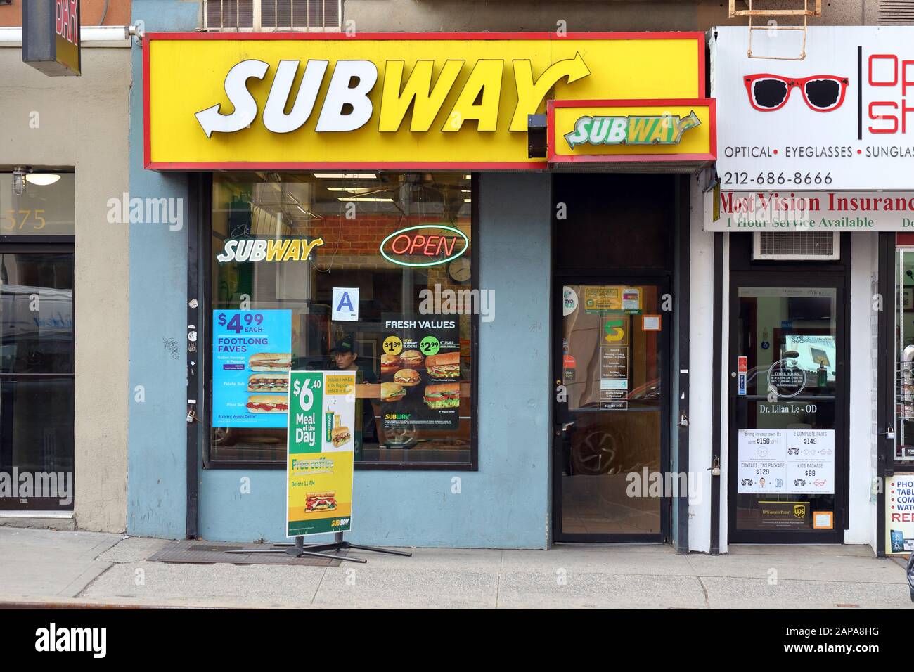 Subway restaurant foot long sandwich hi-res stock photography and ...